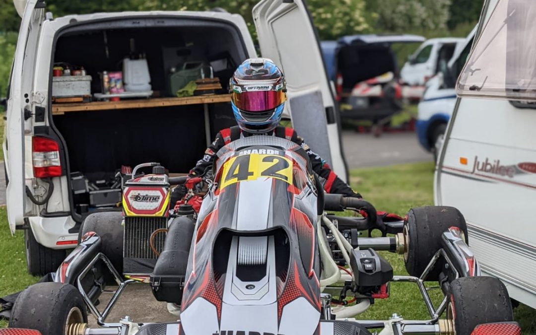 NEW 2022 XKART CHASSIS - Wombwell Round 1 - Leon Barlow